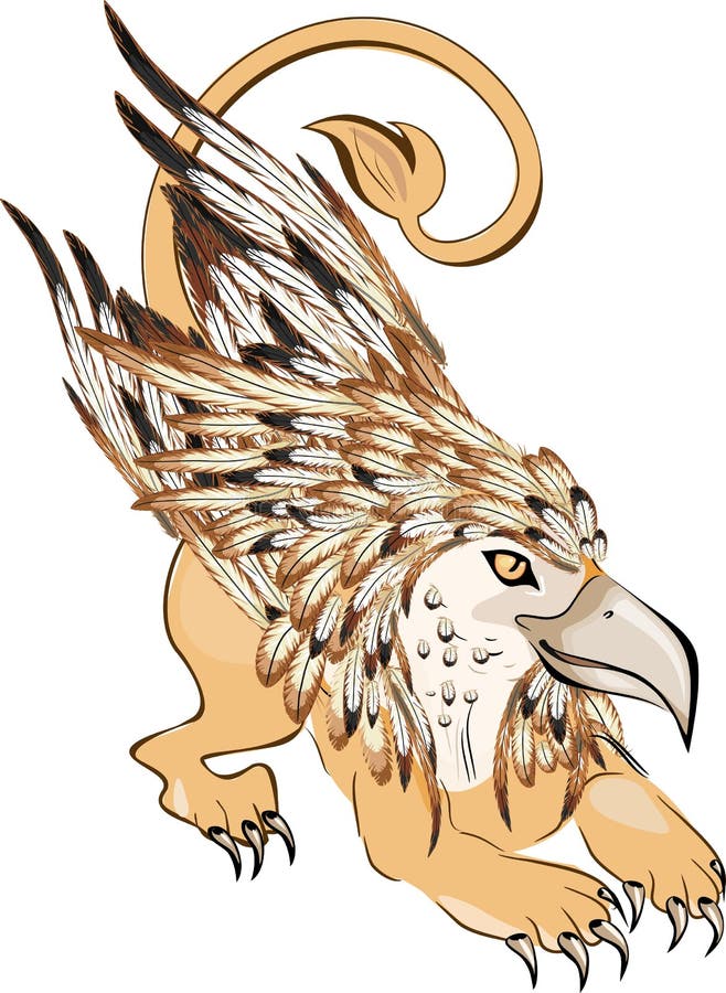 Griffin stock vector. Illustration of legendary, creatures - 54434052