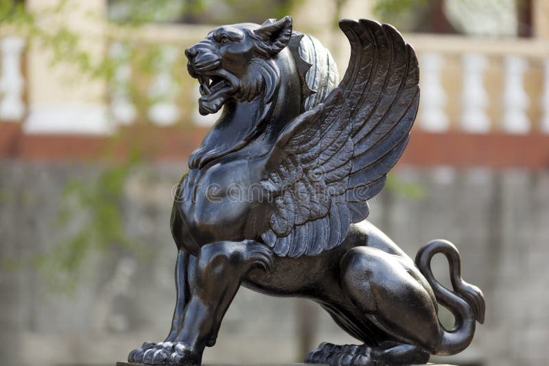 The griffin stock photo. Image of paws, animal, gold - 40573982