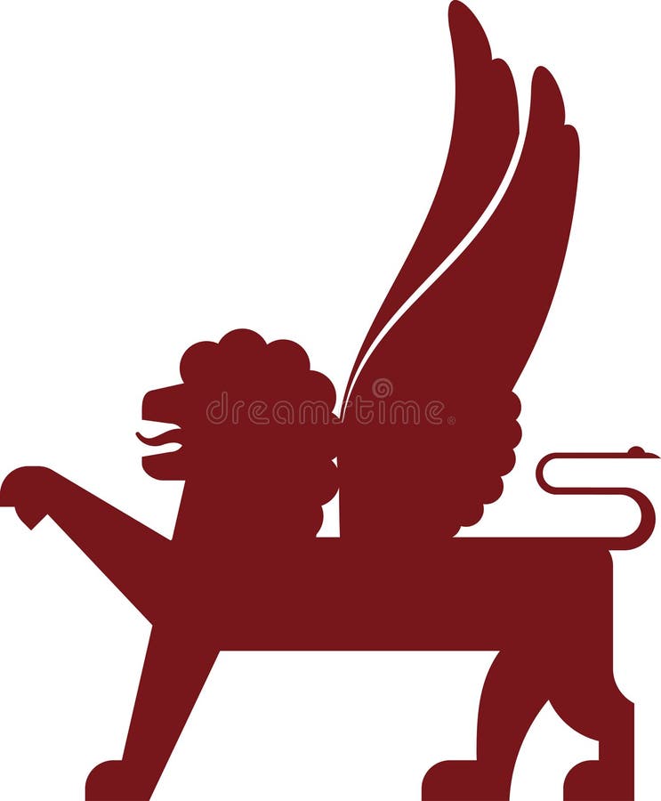 Griffin icon stock vector. Illustration of griffin, simple - 7042599