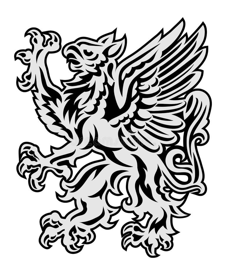 Griffin Heraldry Symbol Stock Illustrations – 915 Griffin Heraldry ...