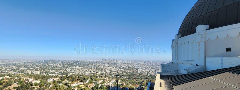 Griffith Obervatory City View Stock Image - Image of tower, metropolis ...