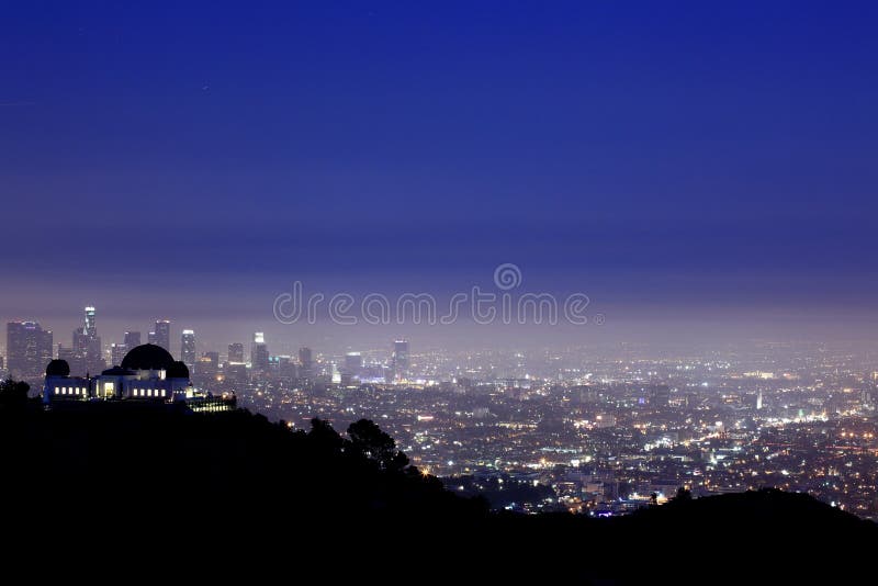 Griffith Observatory stock image. Image of center, blue - 23143387
