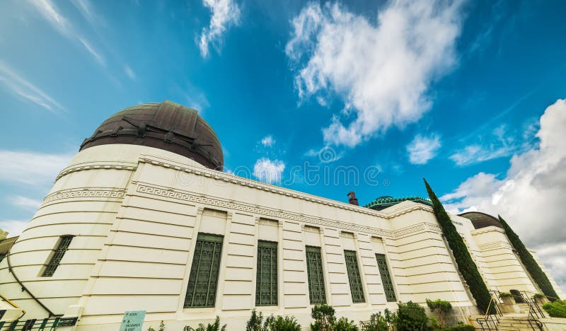 Griffith Observatory in Los Angeles Stock Photo - Image of dome ...