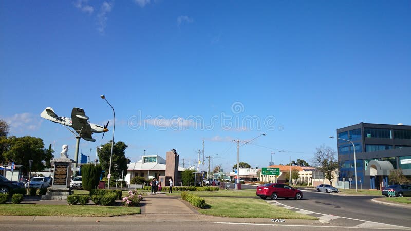Griffith Town View, Australien Redaktionelles Stockbild - Bild von ...