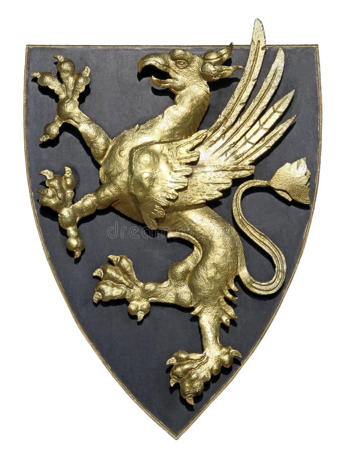 Grifone 02 fotografia stock. Immagine di emblema, araldico - 18377342