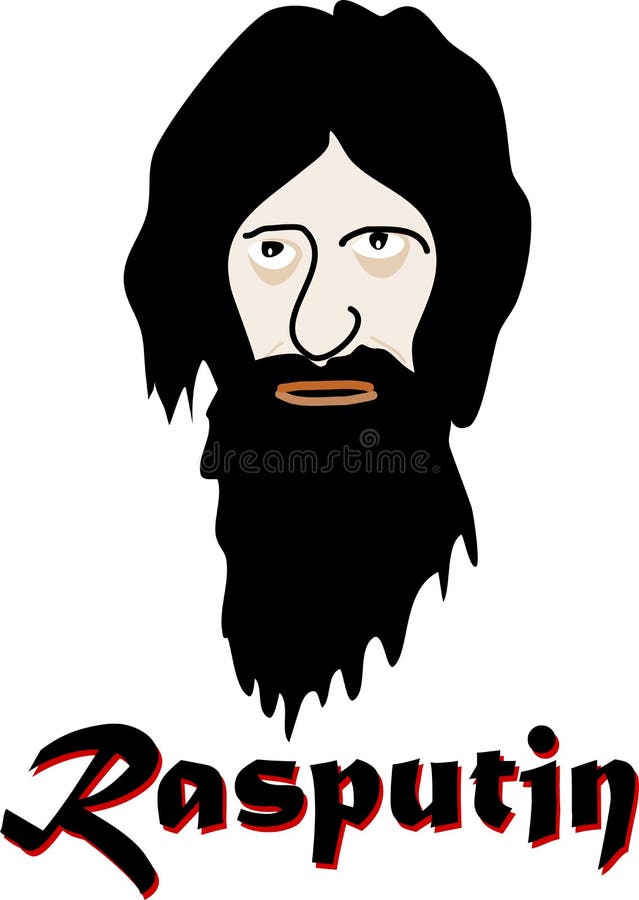 Grigori-Rasputin-Symbol Mit Text Vektor Abbildung - Illustration von ...