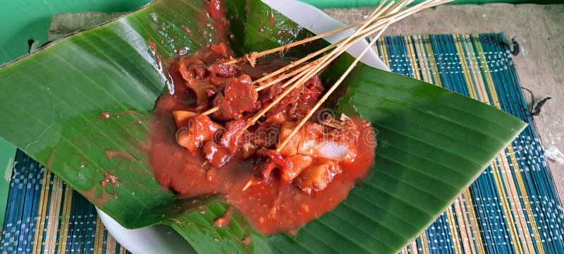 Griled Beef, Rice Cake, Spicy Curry Sauce. it& X27;s Called Satay ...