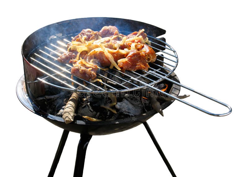 Grill stockbild. Bild von wohlschmeckend, geruch, abendessen - 1677919