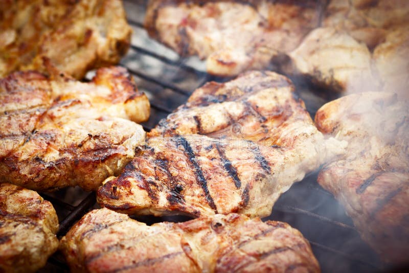 Grill stockbild. Bild von rüber, geöffnet, abendessen - 40382593