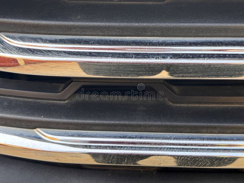The Grill of a Car is Covered in Dirt and Grime Stock Image - Image of ...