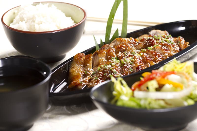 Grill chicken set stock image. Image of good, dining - 24702329