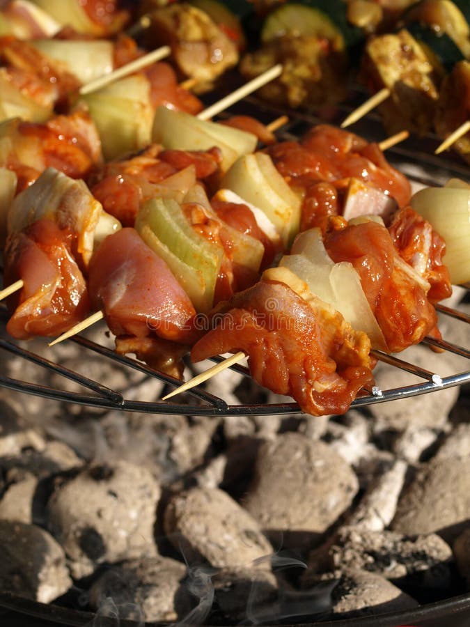 Grill, closeup stock image. Image of outdoor, steak, sizzling - 25024915