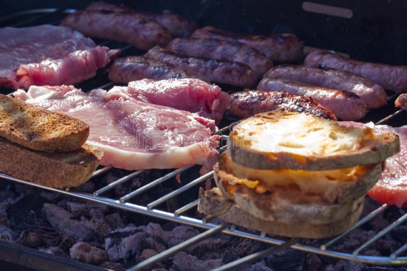 Grill Closeup stock photo. Image of fine, fillet, cooked - 27653742