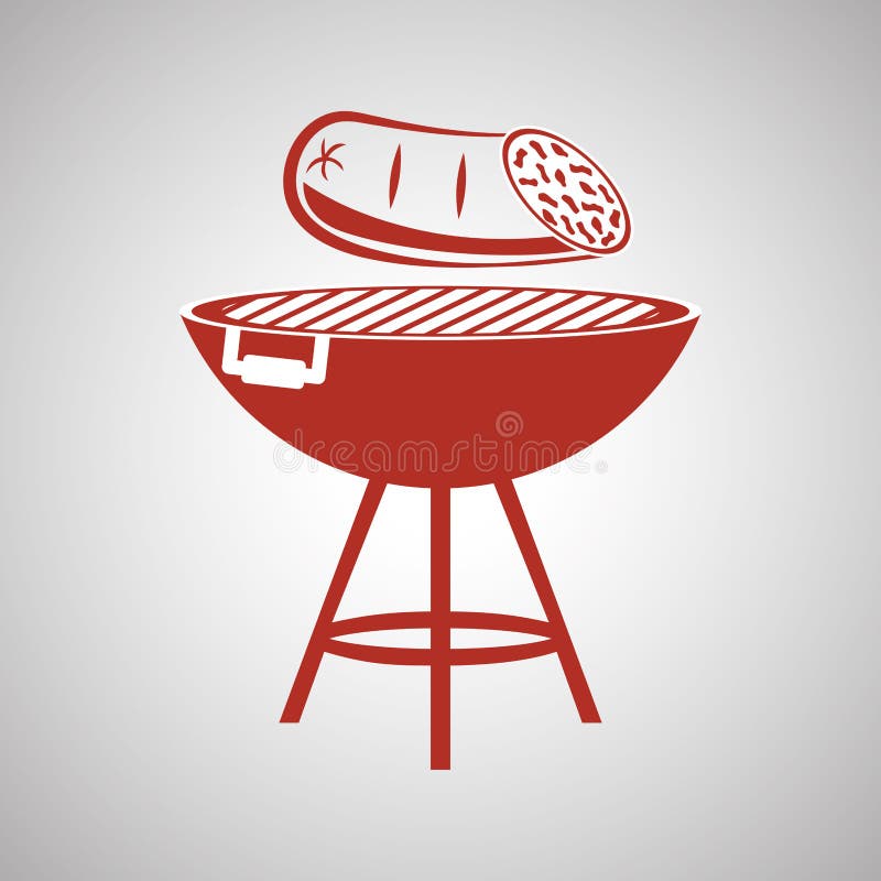 Grill Design, Bbq and Menu Concept, Editable Vector Stock Vector ...