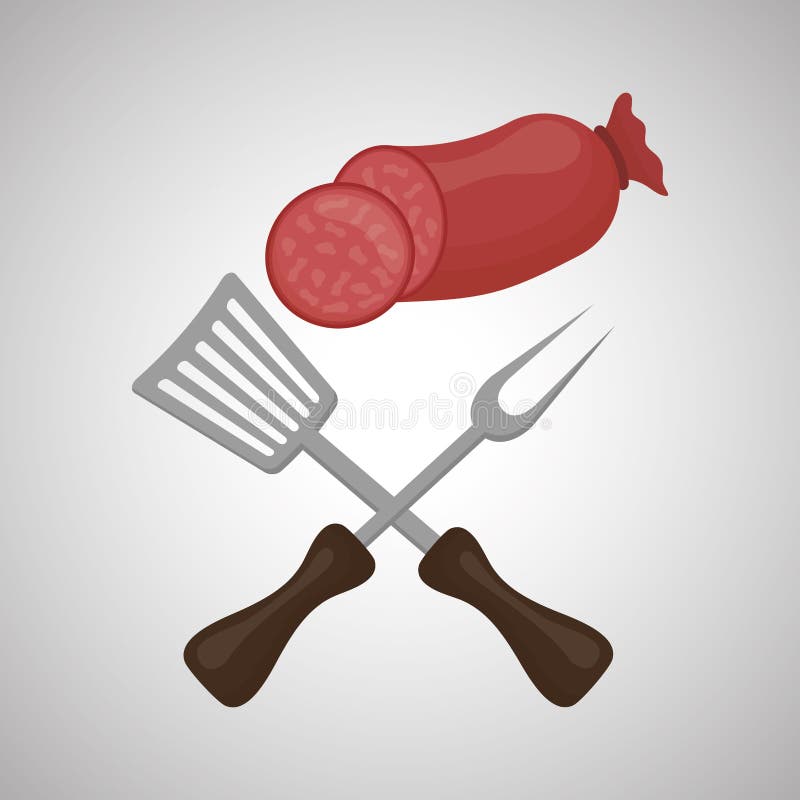 Grill Design, Bbq and Menu Concept, Editable Vector Stock Vector ...