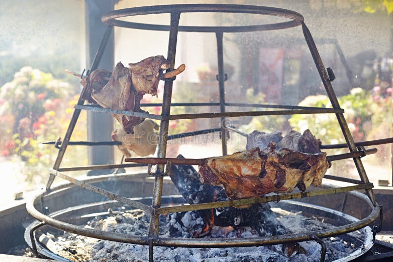 Grill stock photo. Image of crete, mediterranean, chicken - 36635880