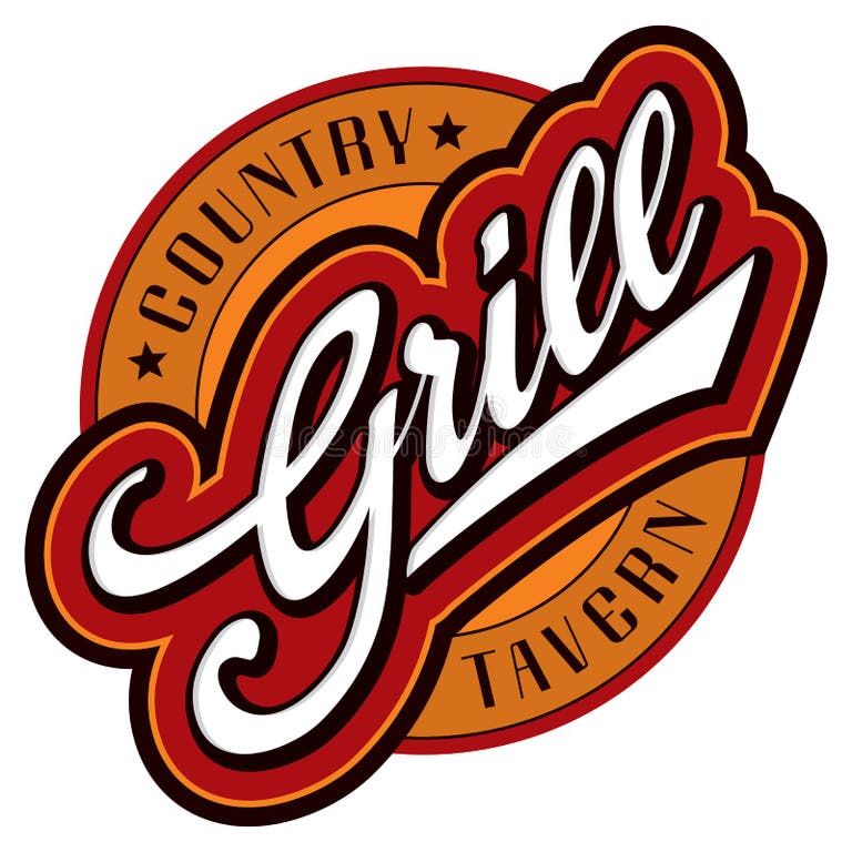 Grill Word Logo Stock Illustrations – 282 Grill Word Logo Stock ...