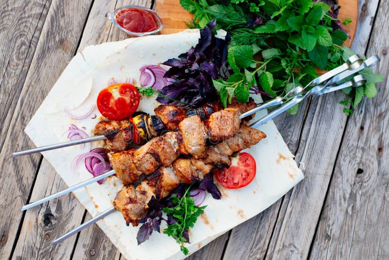 Grill Kebab obraz stock. Obraz złożonej z wschodni, kumberland - 102328913