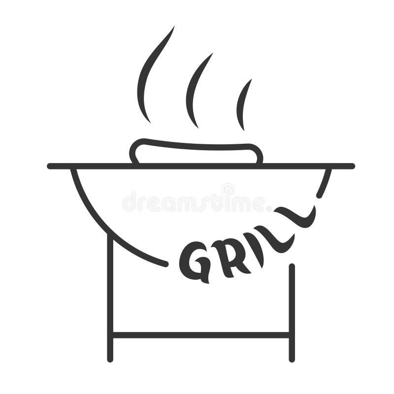 Grill. Logo Design for Restaurant or Barbeque Stock Vector ...