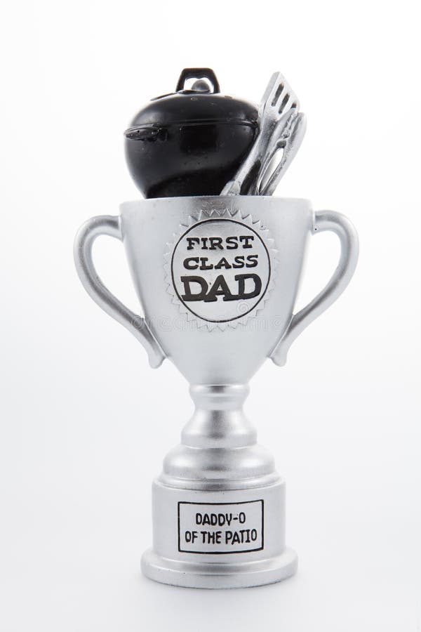 Grill Master stock image. Image of grill, papa, trophy - 65384965