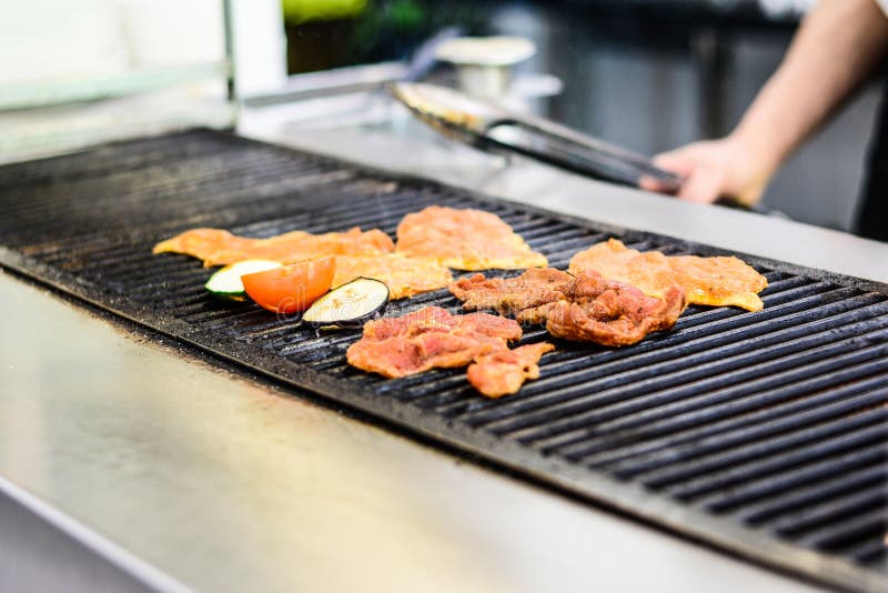 The grill master stock image. Image of barbecue, outside - 67367819