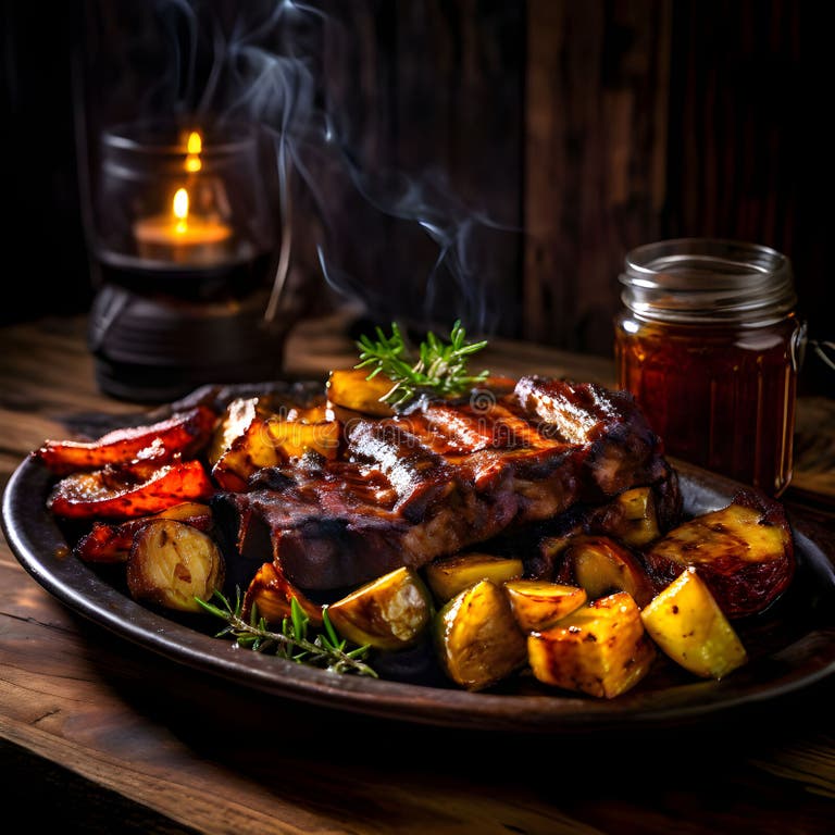 Grill Master S Delight: Exploring the World of BBQ Stock Illustration ...