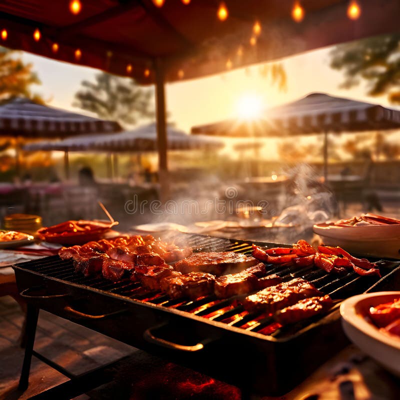 Grill Master S Delight: Exploring the World of BBQ Stock Illustration ...