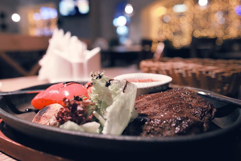 Grill meat stock image. Image of restaurant, ribs, cuisine - 68872669