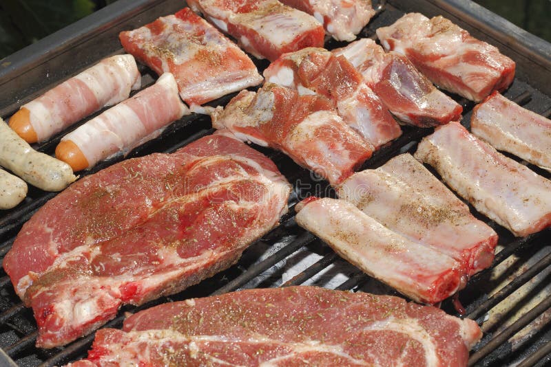 Grill meat stock photo. Image of grilling, fried, food - 32450418