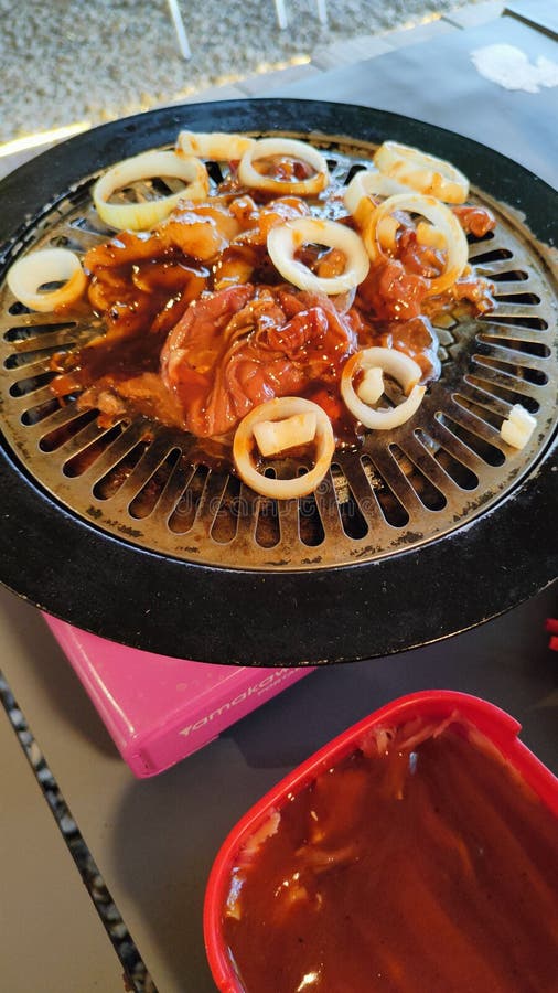 Grill meet with you stock image. Image of onion, vegetable - 262197259