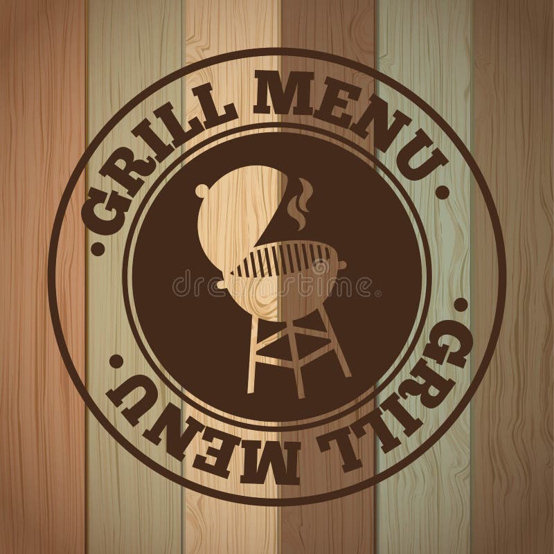 Grill menu stock illustration. Illustration of cooking - 34772933