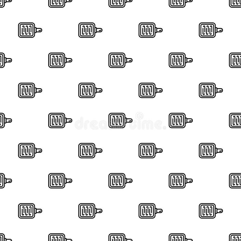 Grill pan pattern seamless stock vector. Illustration of place - 129897201
