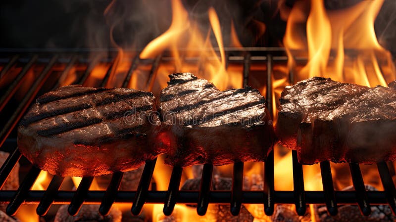 Grill Patterns with Hollow stock illustration. Illustration of closeup ...