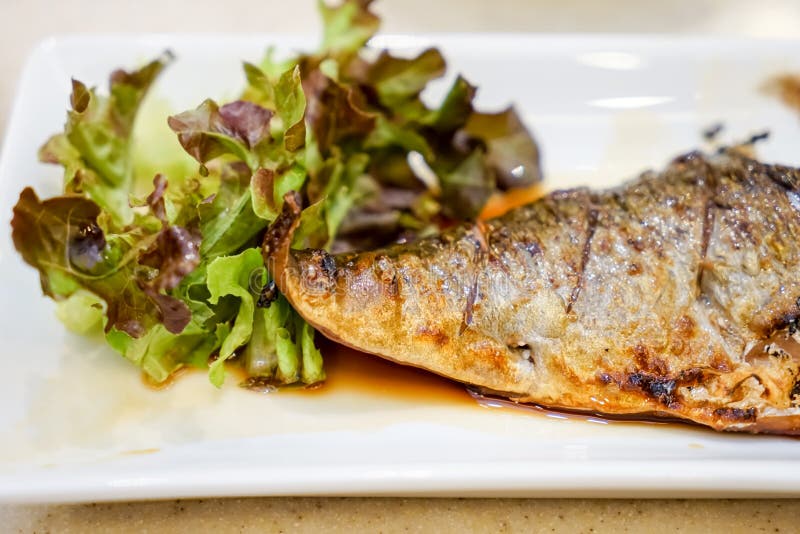 Grill Saba Fish stock image. Image of japanese, cuisine - 47840757