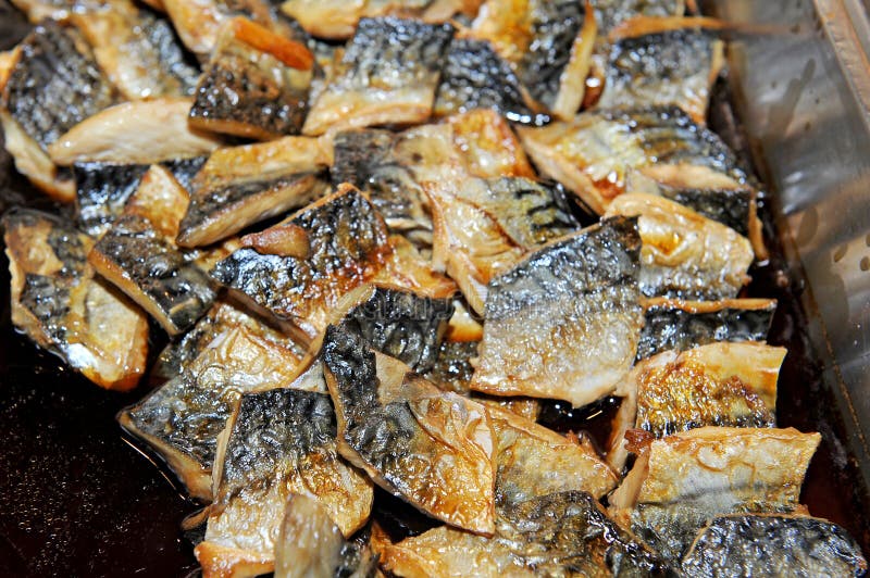 Grill saba fish stock image. Image of cooked, dining - 37348089