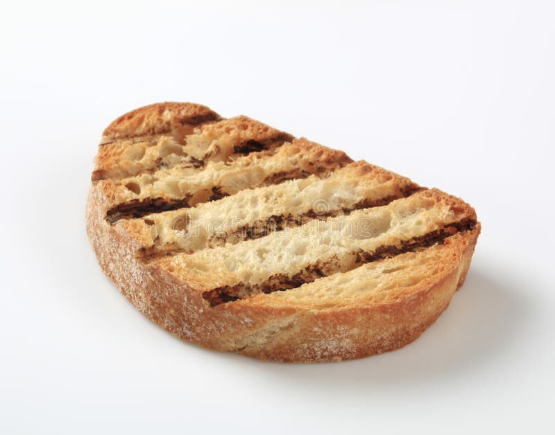 Grill toasted bread stock image. Image of crispy, slice - 23996627