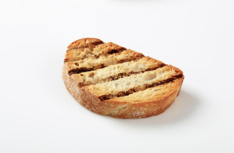 Grill toasted bread stock image. Image of crispy, slice - 23996627