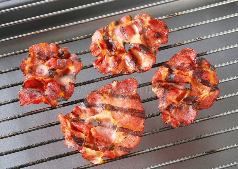 Grilled bacon stock image. Image of food, strips, grilled - 31248817