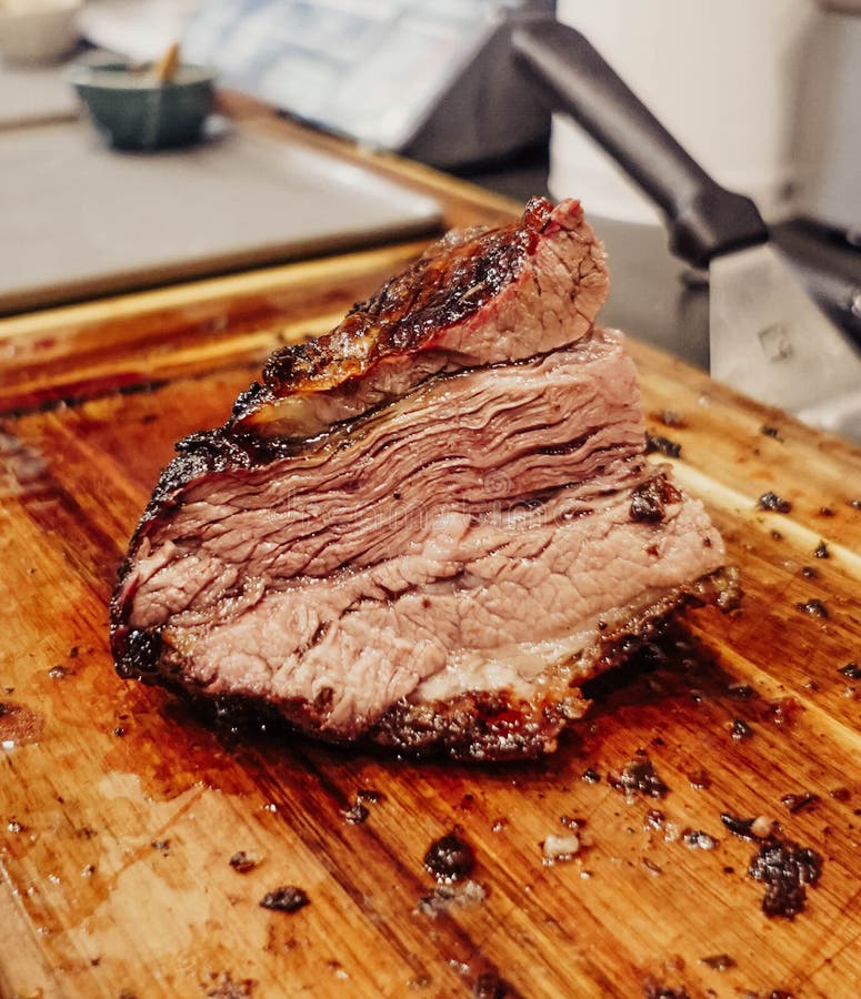 Grilled Beef of Excellent Quality Stock Photo - Image of cooking ...
