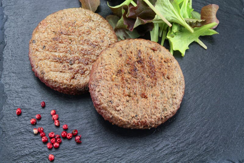 Grilled beef ground steak stock photo. Image of barbecue - 166876946