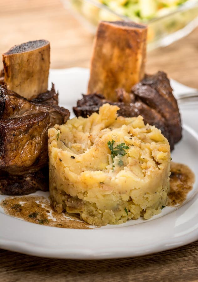 Grilled beef rib stock photo. Image of bone, beefsteak - 104642020