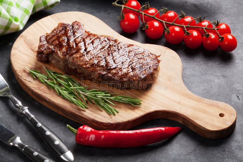 Grilled beef steak stock image. Image of juicy, ribeye - 84228533