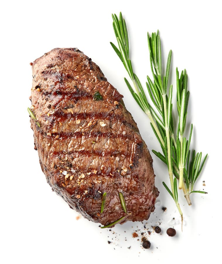 Grilled beef steak stock photo. Image of loin, background - 39855608