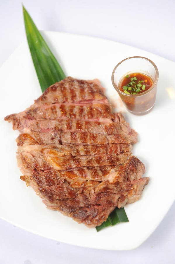 Grilled beef steaks stock image. Image of grill, freshness - 20830229