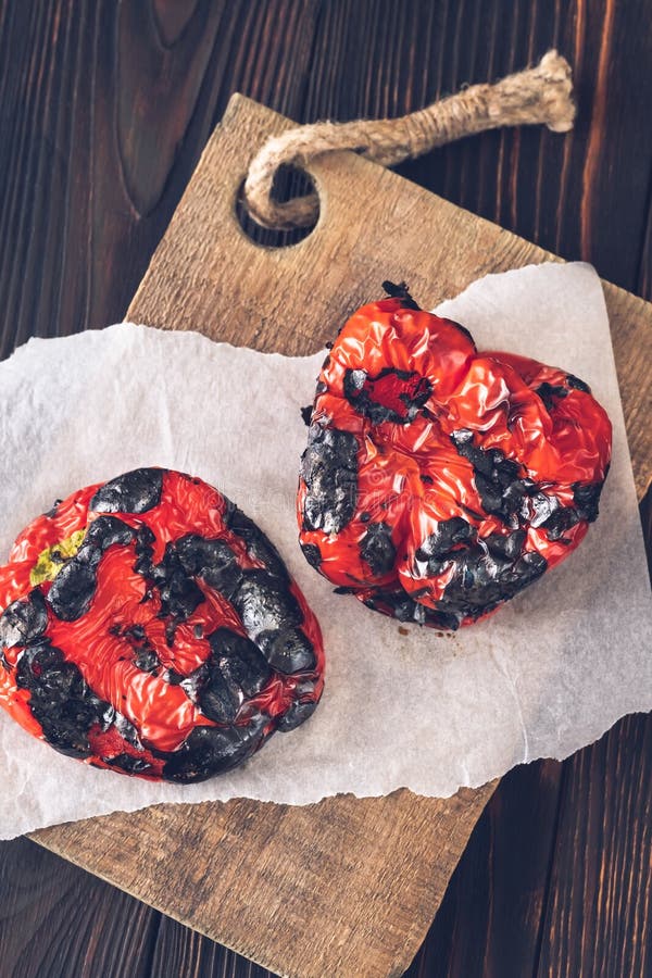 Grilled bell-peppers stock photo. Image of natural, closeup - 255288870