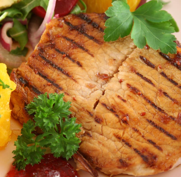 Grilled Butterfly Pork stock image. Image of meat, gourmet - 5278253