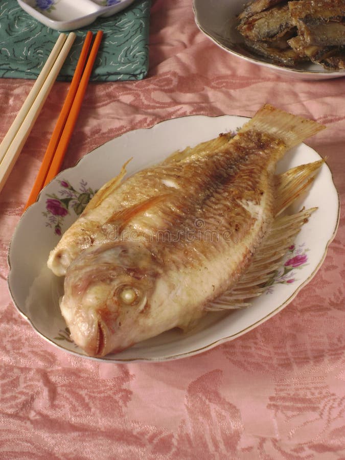 Grilled Candlefish Seafood Dining Stock Image - Image of fish, baked ...