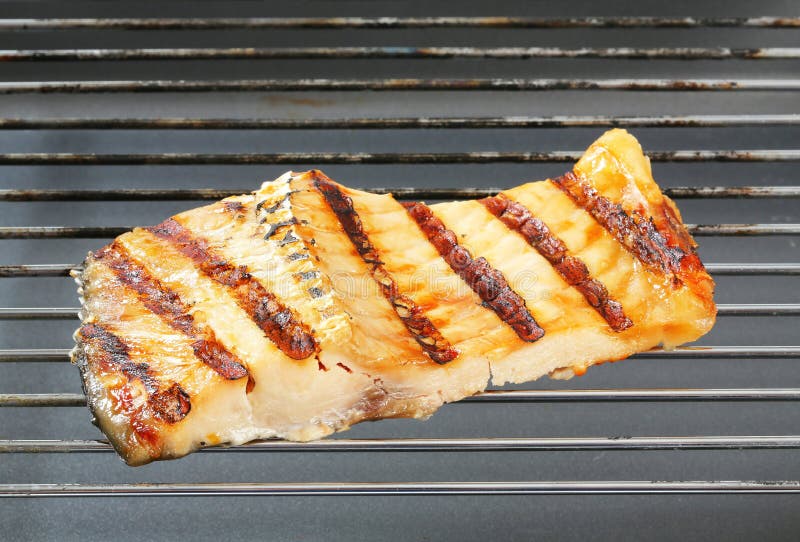 Grilled carp fillet stock photo. Image of fillet, freshwater - 56729324