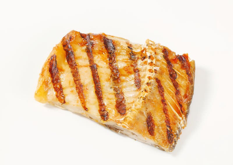Grilled carp fillet stock photo. Image of barbecue, overhead - 56728772