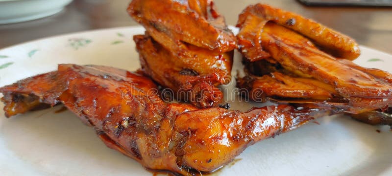 Grilled Chicken Can Help Reduce Excess Fat Content in Food Stock Image ...